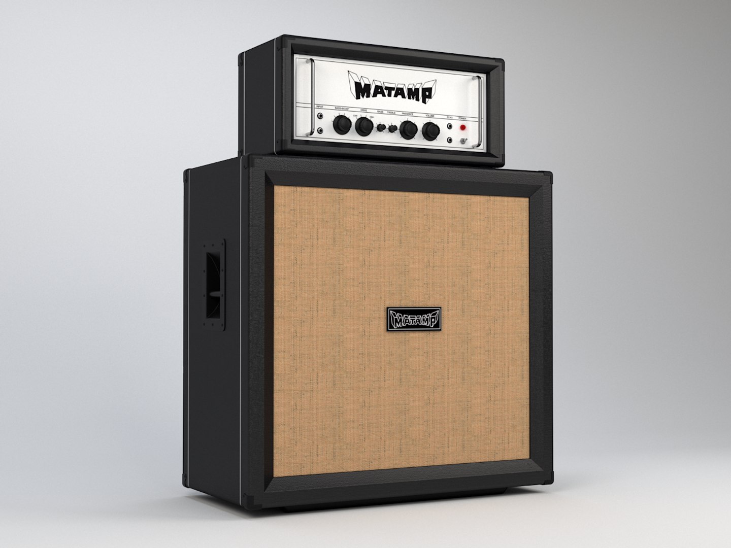 Guitar Amplifier Matamp Gt120 3D Model - TurboSquid 1367610