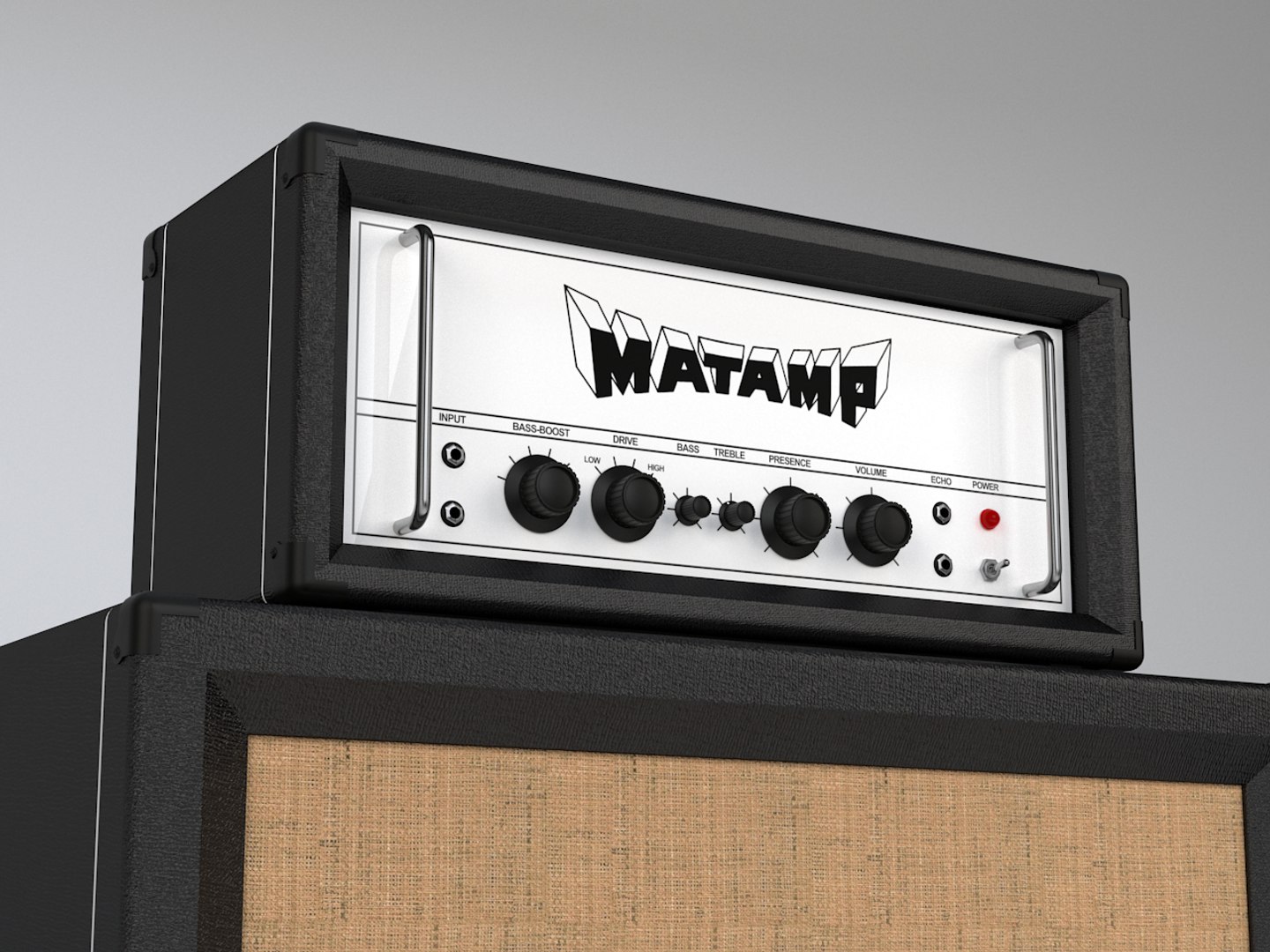 Guitar Amplifier Matamp Gt120 3D Model - TurboSquid 1367610