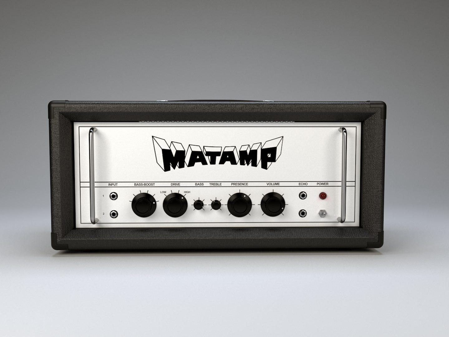 Guitar Amplifier Matamp Gt120 3D Model - TurboSquid 1367610