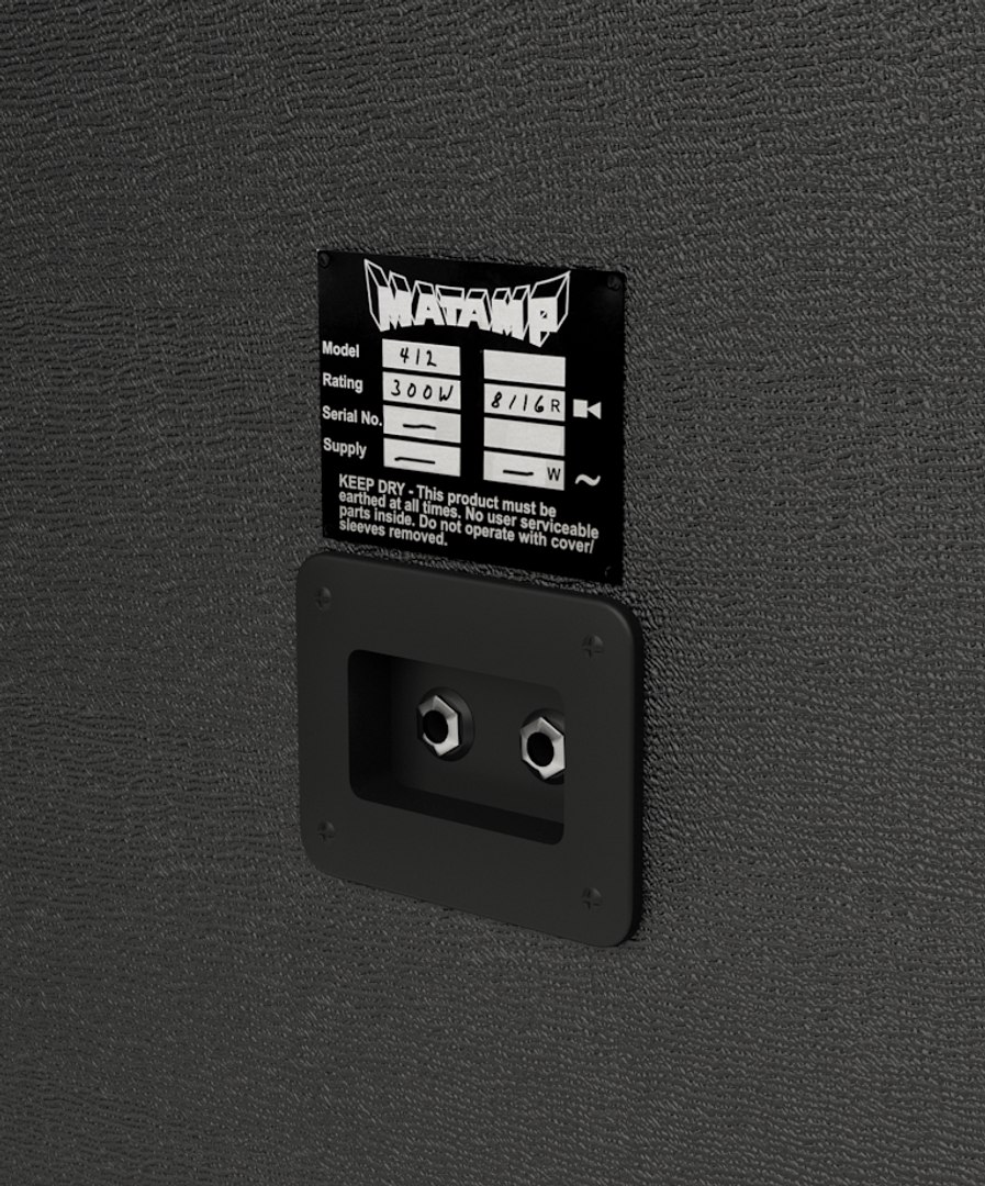 Guitar Amplifier Matamp Gt120 3D Model - TurboSquid 1367610