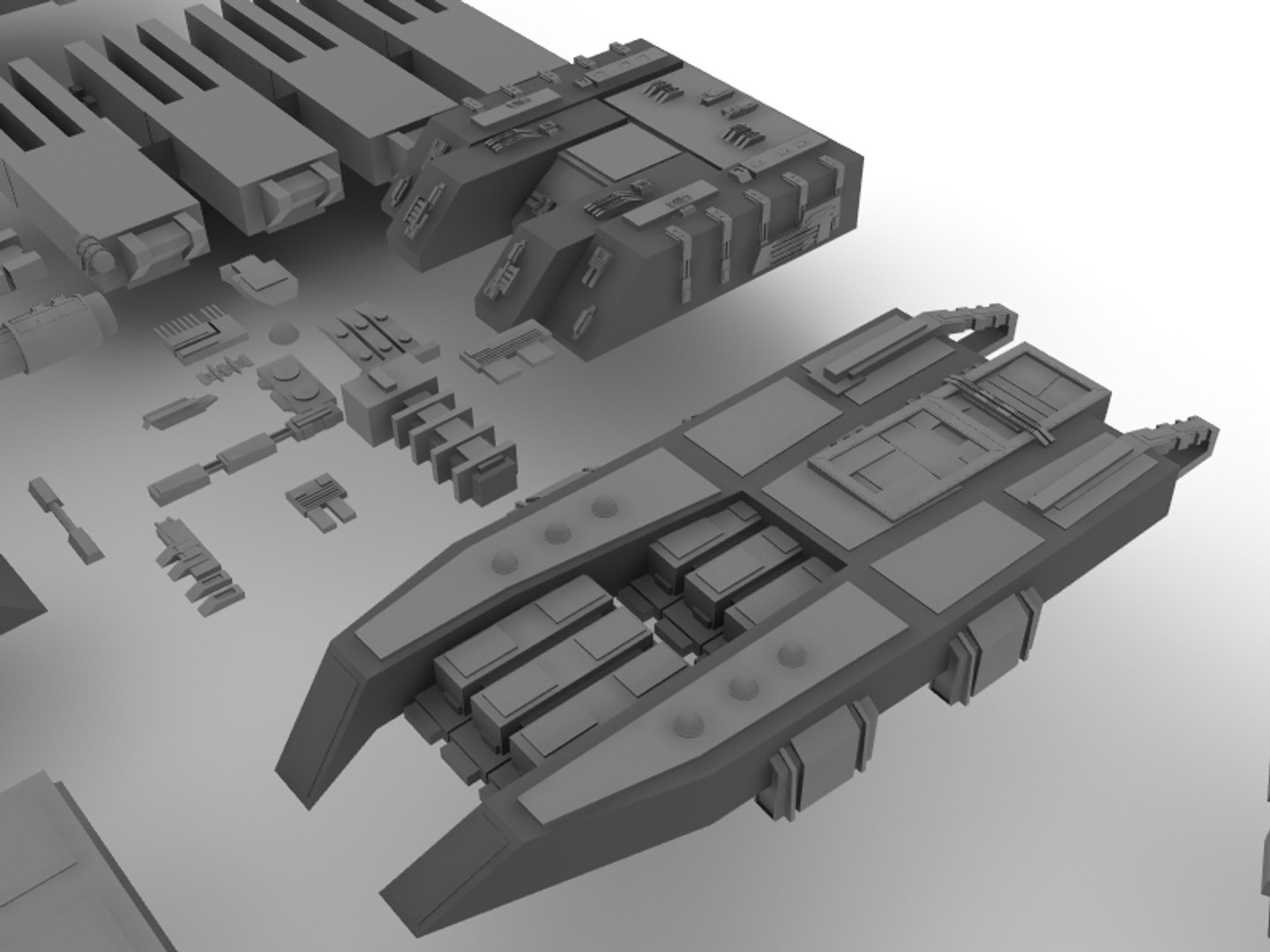 3d Greebled Structures