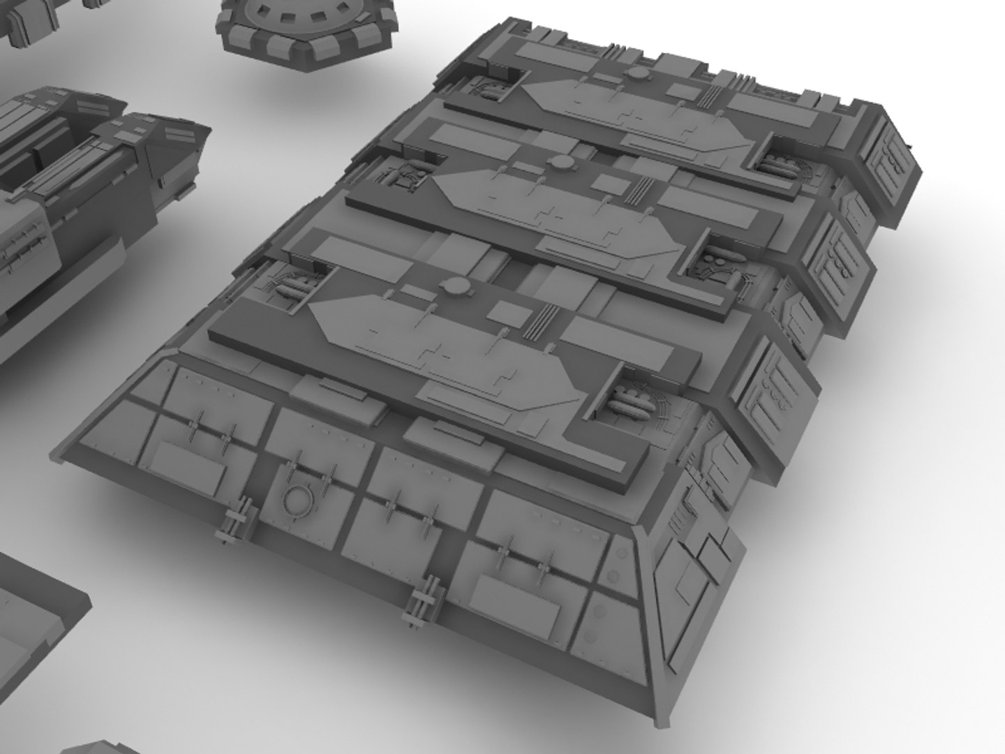 3d Greebled Structures