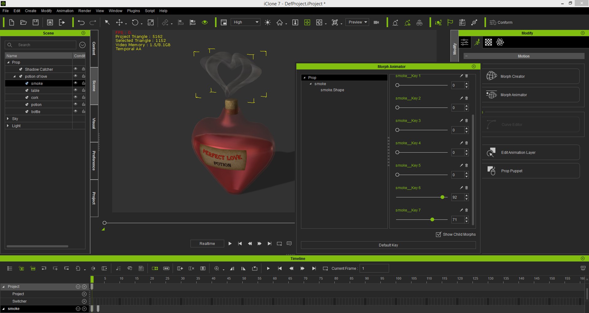 Smoke Animator Cork Model - TurboSquid 1460500