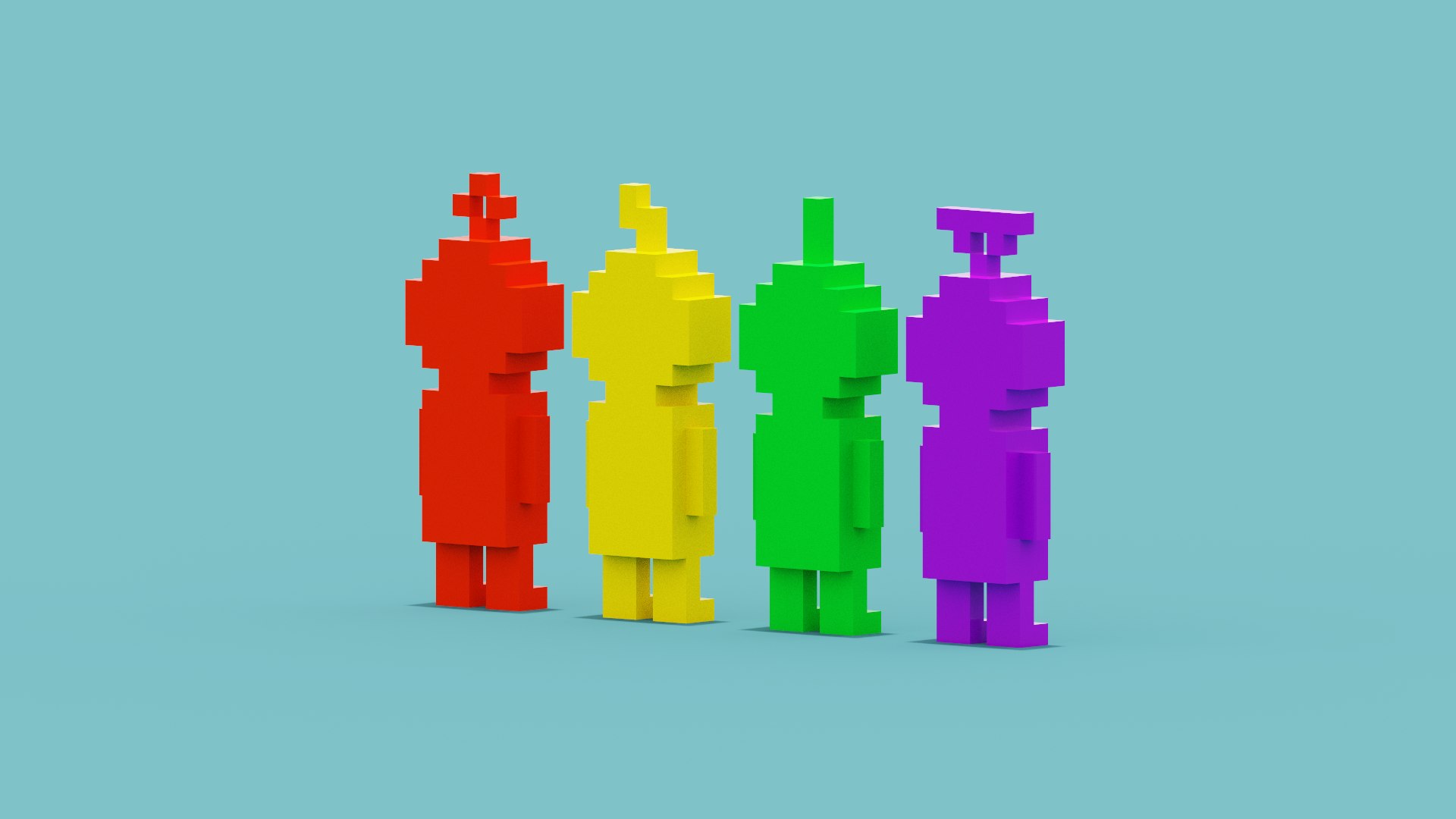 3D Teletubbies Model - TurboSquid 1941894