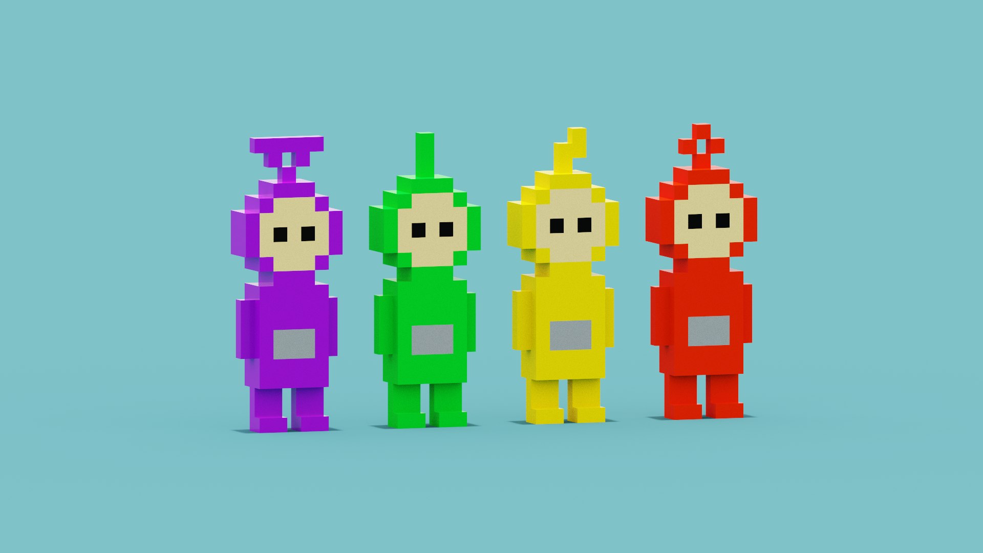 3D Teletubbies Model - TurboSquid 1941894