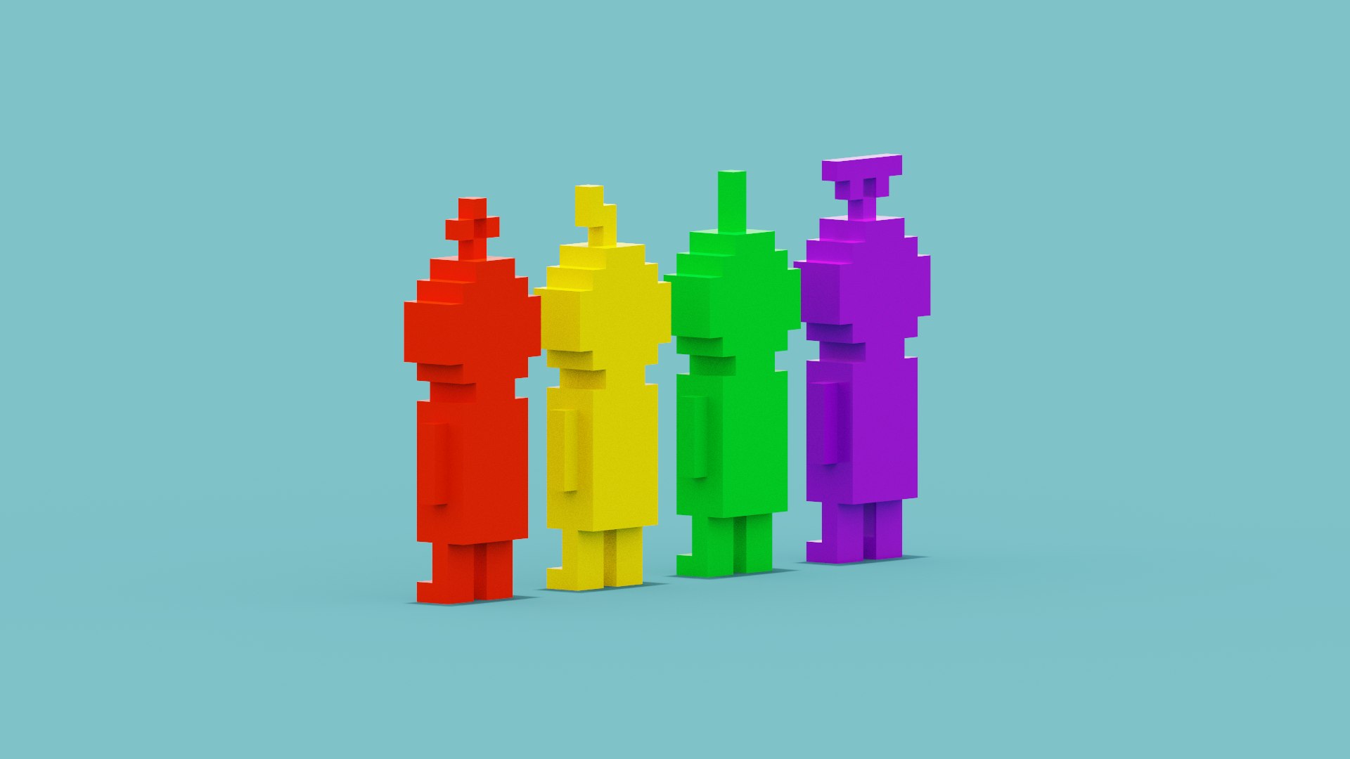 3D Teletubbies Model - TurboSquid 1941894