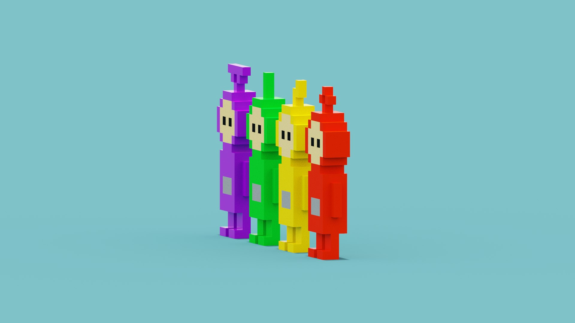 3D Teletubbies Model - TurboSquid 1941894