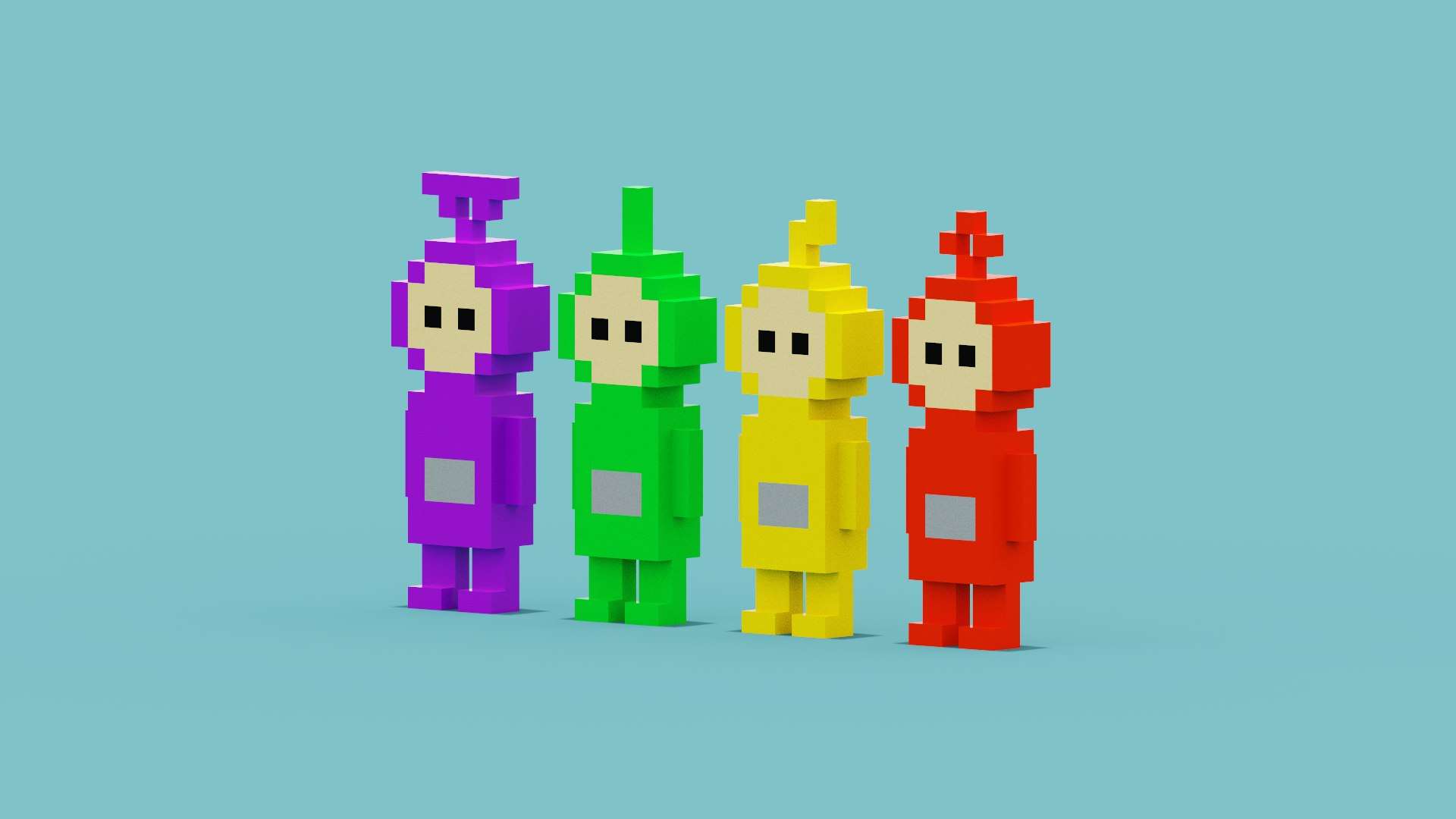 3D Teletubbies Model - TurboSquid 1941894