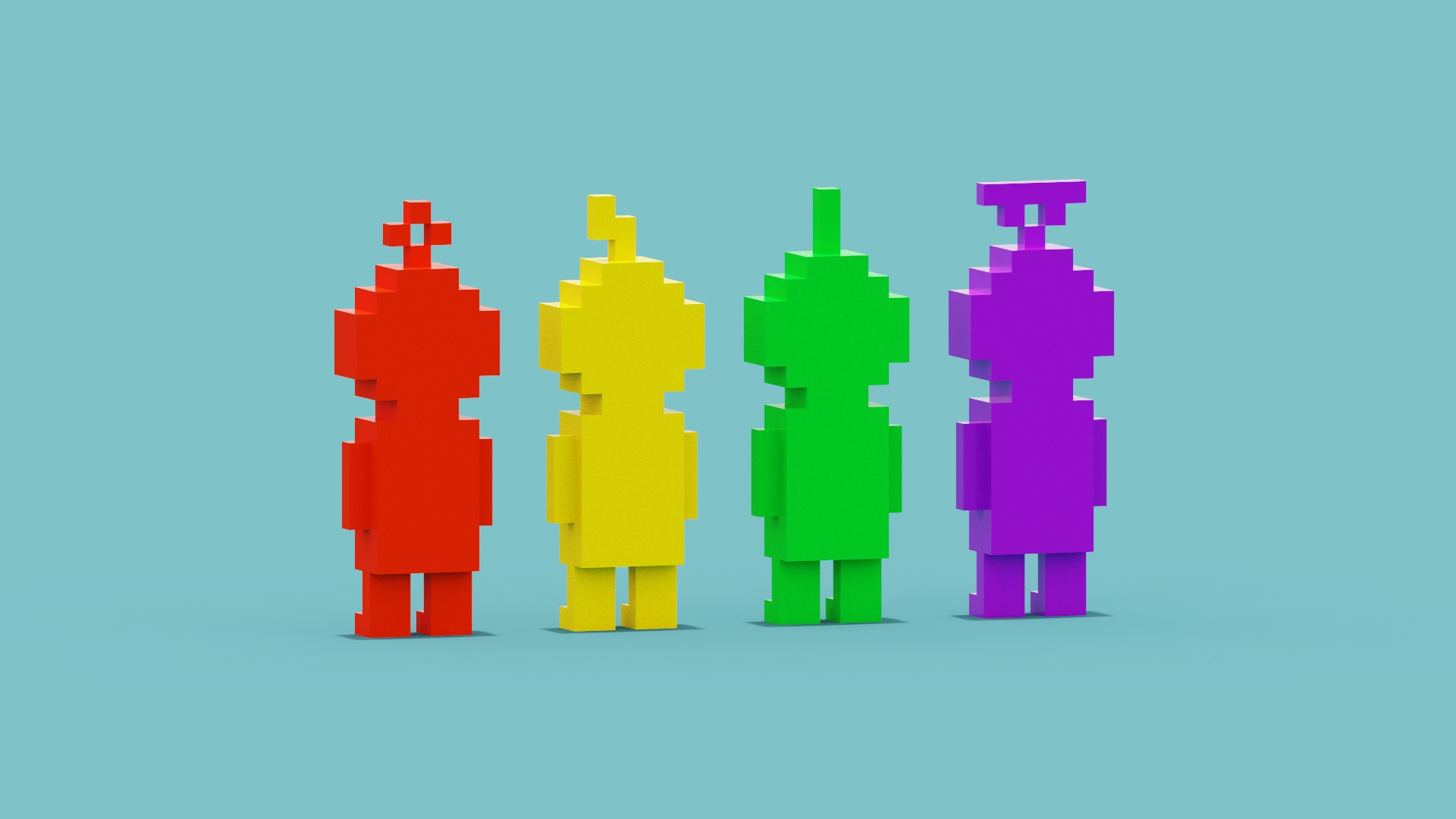 3D Teletubbies Model - TurboSquid 1941894