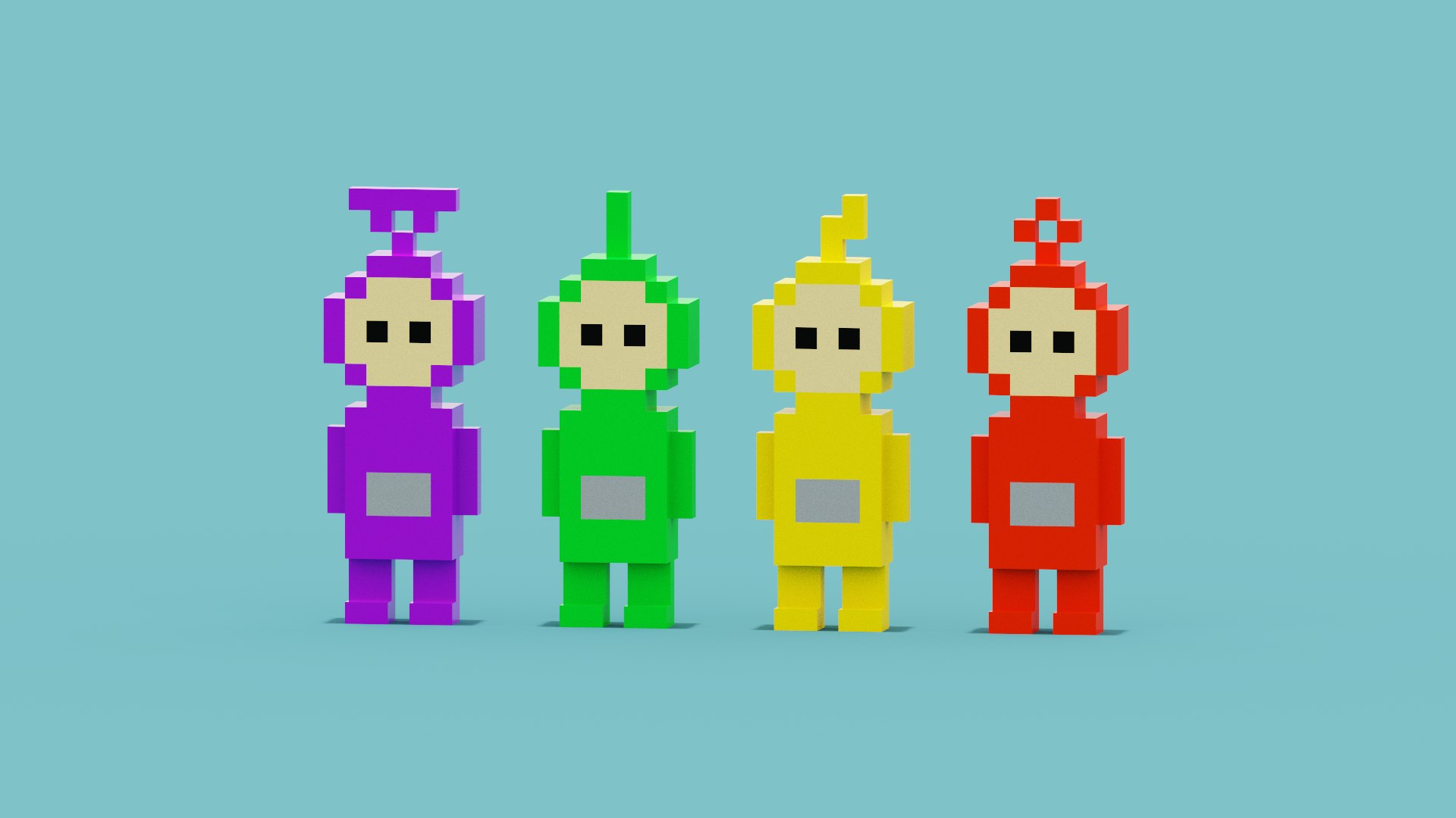 3D Teletubbies Model - TurboSquid 1941894