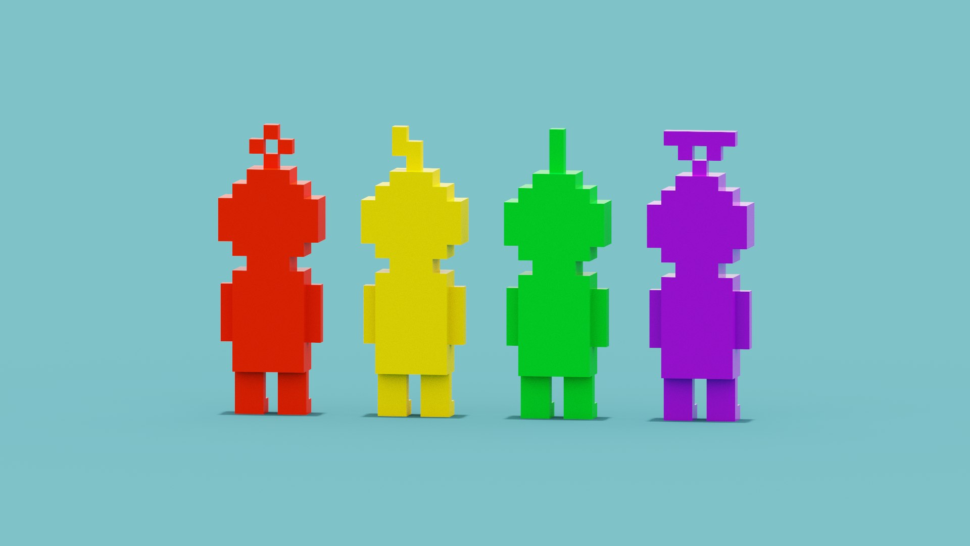 3D Teletubbies Model - TurboSquid 1941894