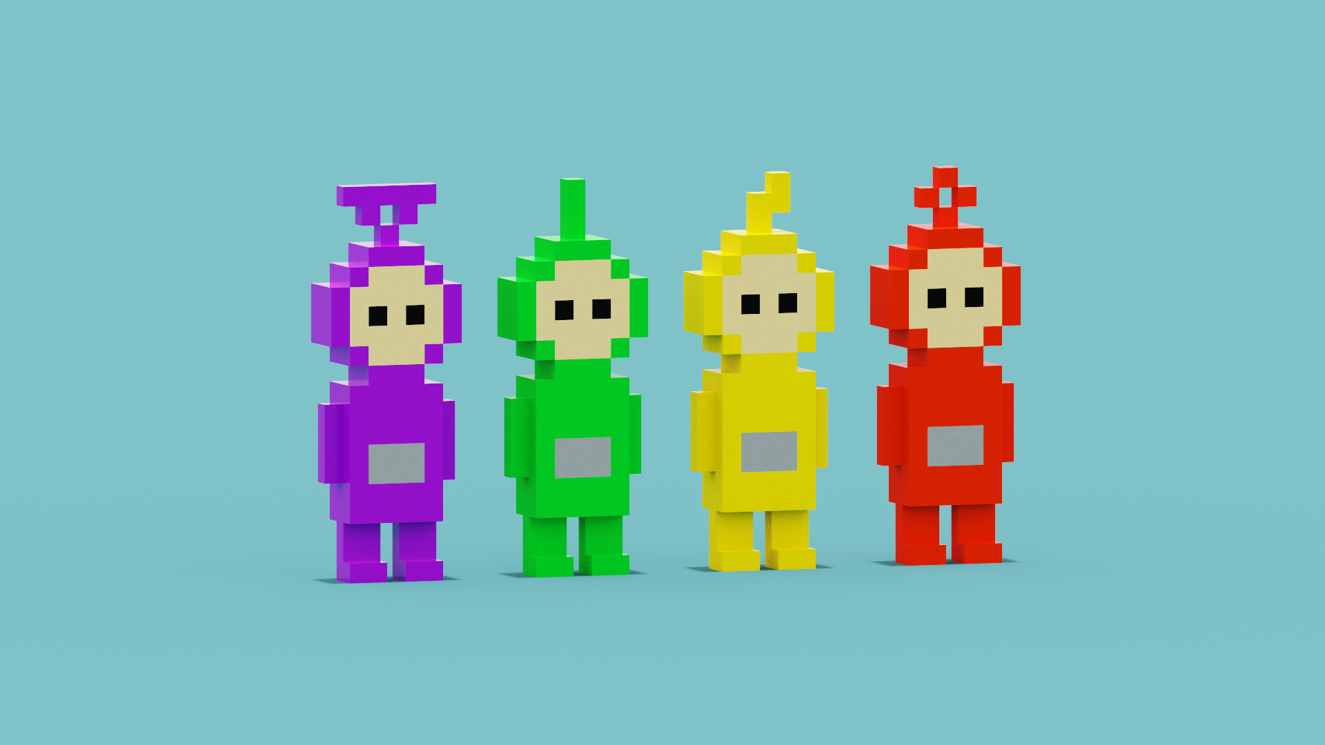 3D Teletubbies Model - TurboSquid 1941894