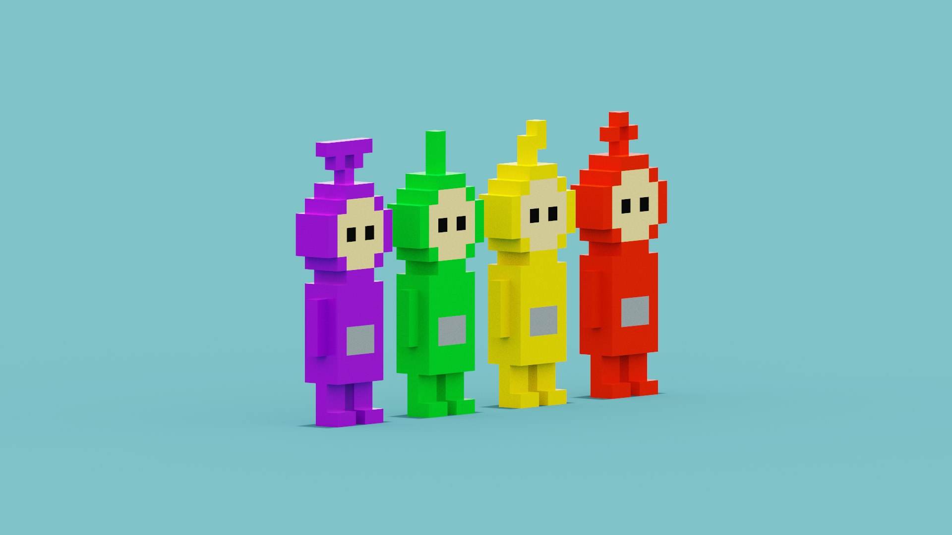 3D Teletubbies Model - TurboSquid 1941894