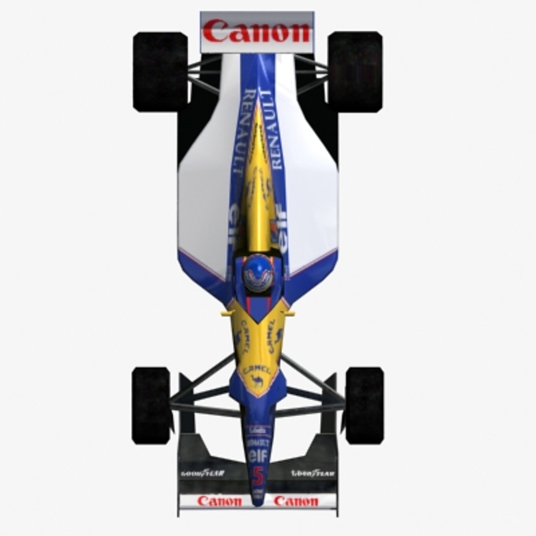 Williams Fw14b Race Car 3d Model