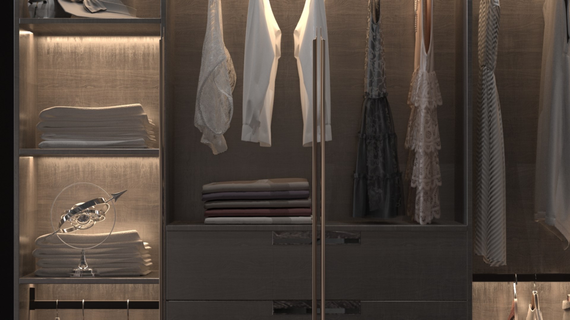 3D model wardrobe interior - TurboSquid 1701315