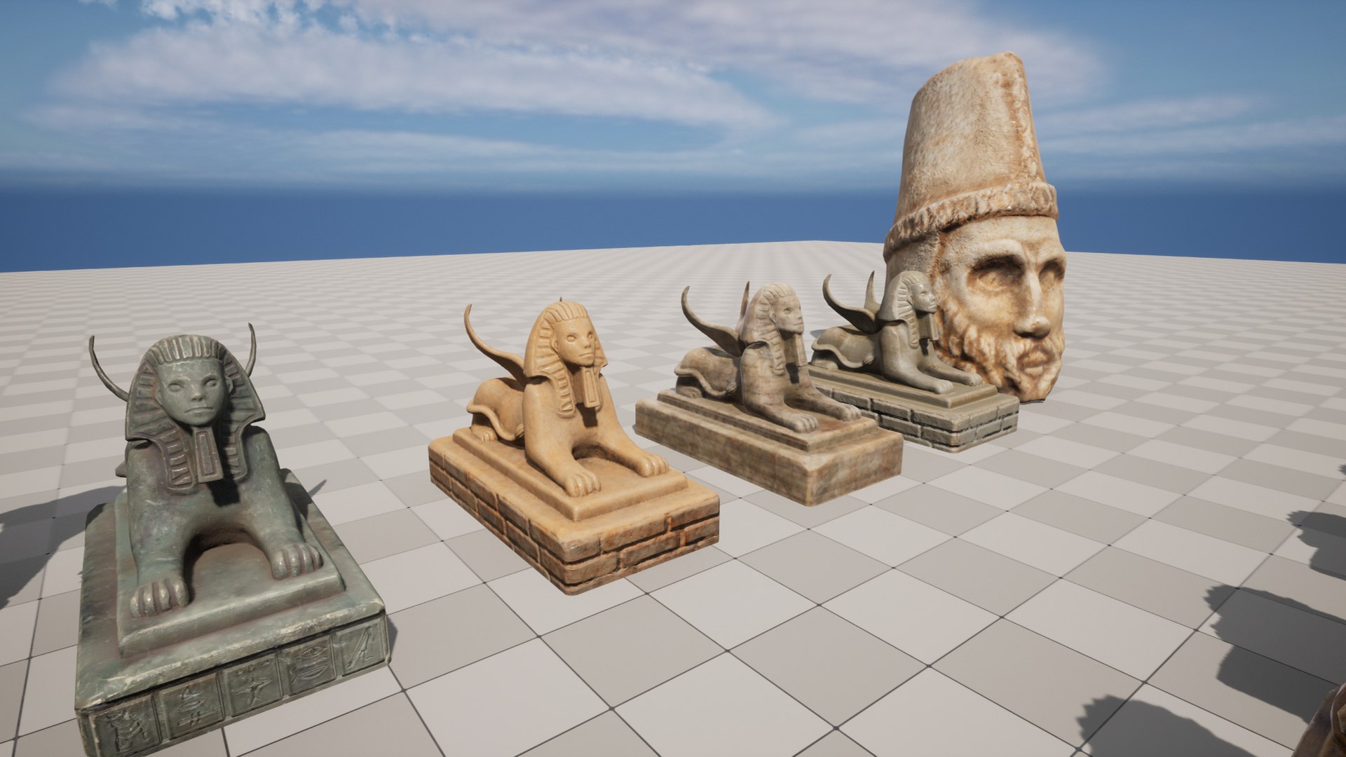 Statue Package 3D Model - TurboSquid 2303688