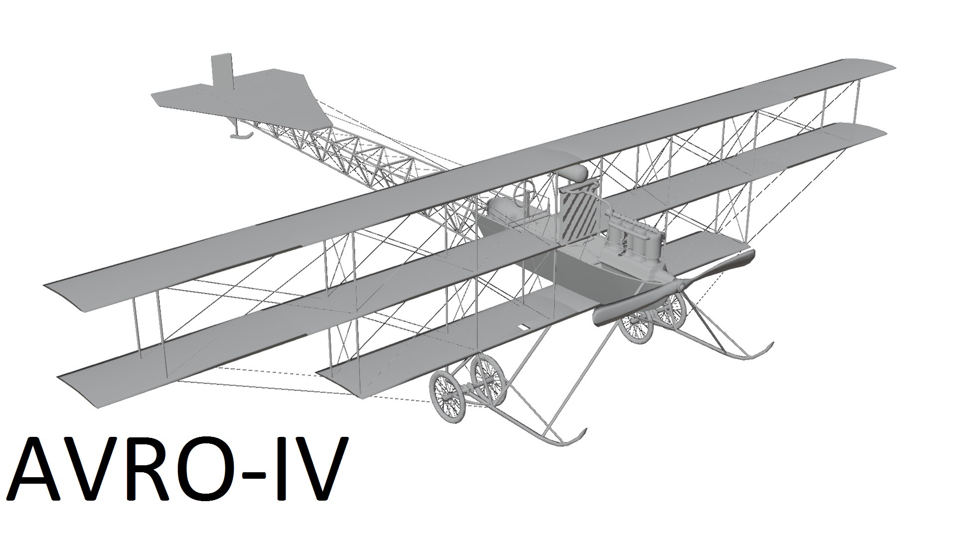 Triplane AVRO-IV Model - TurboSquid 2101511
