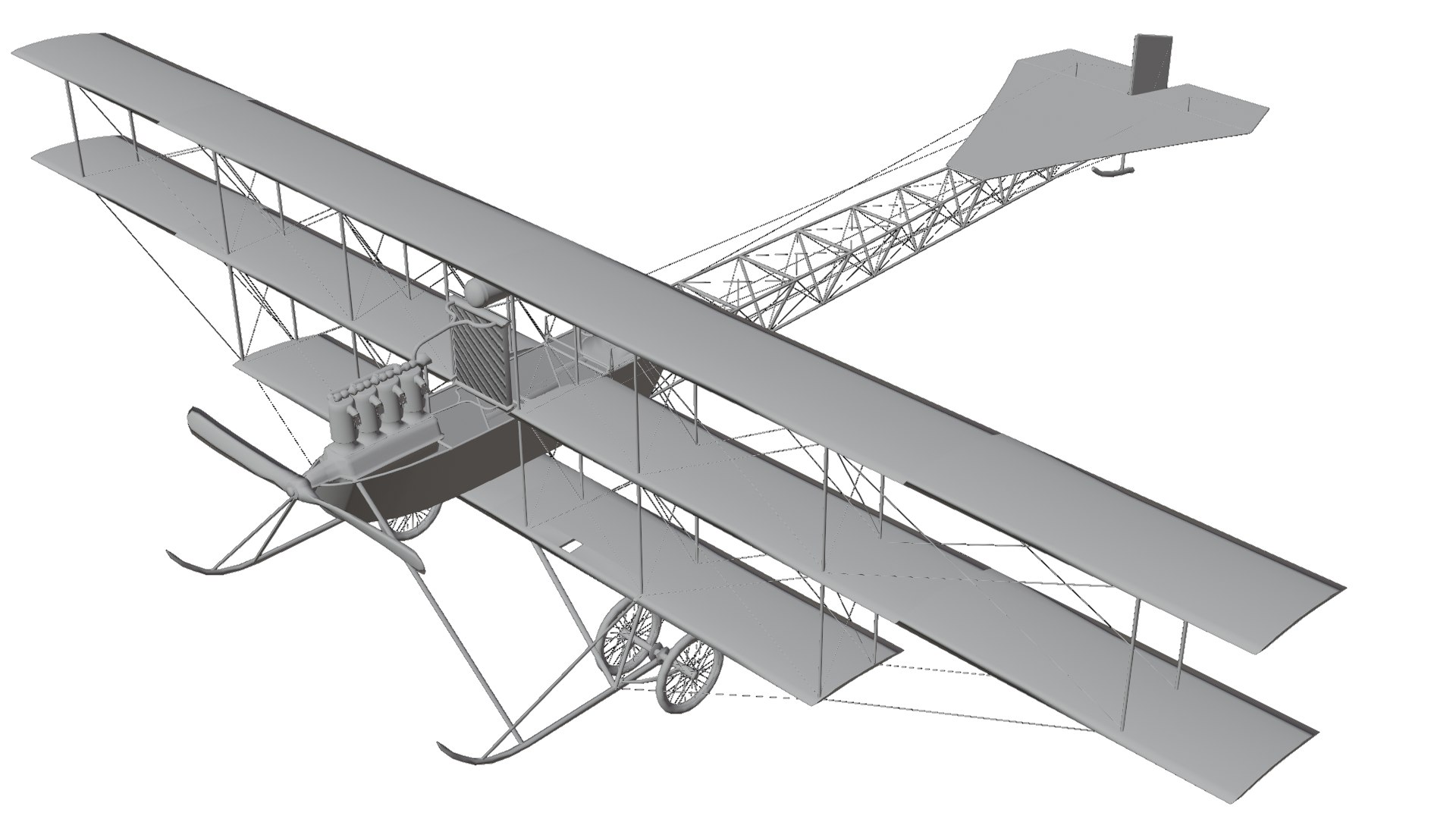 Triplane AVRO-IV Model - TurboSquid 2101511