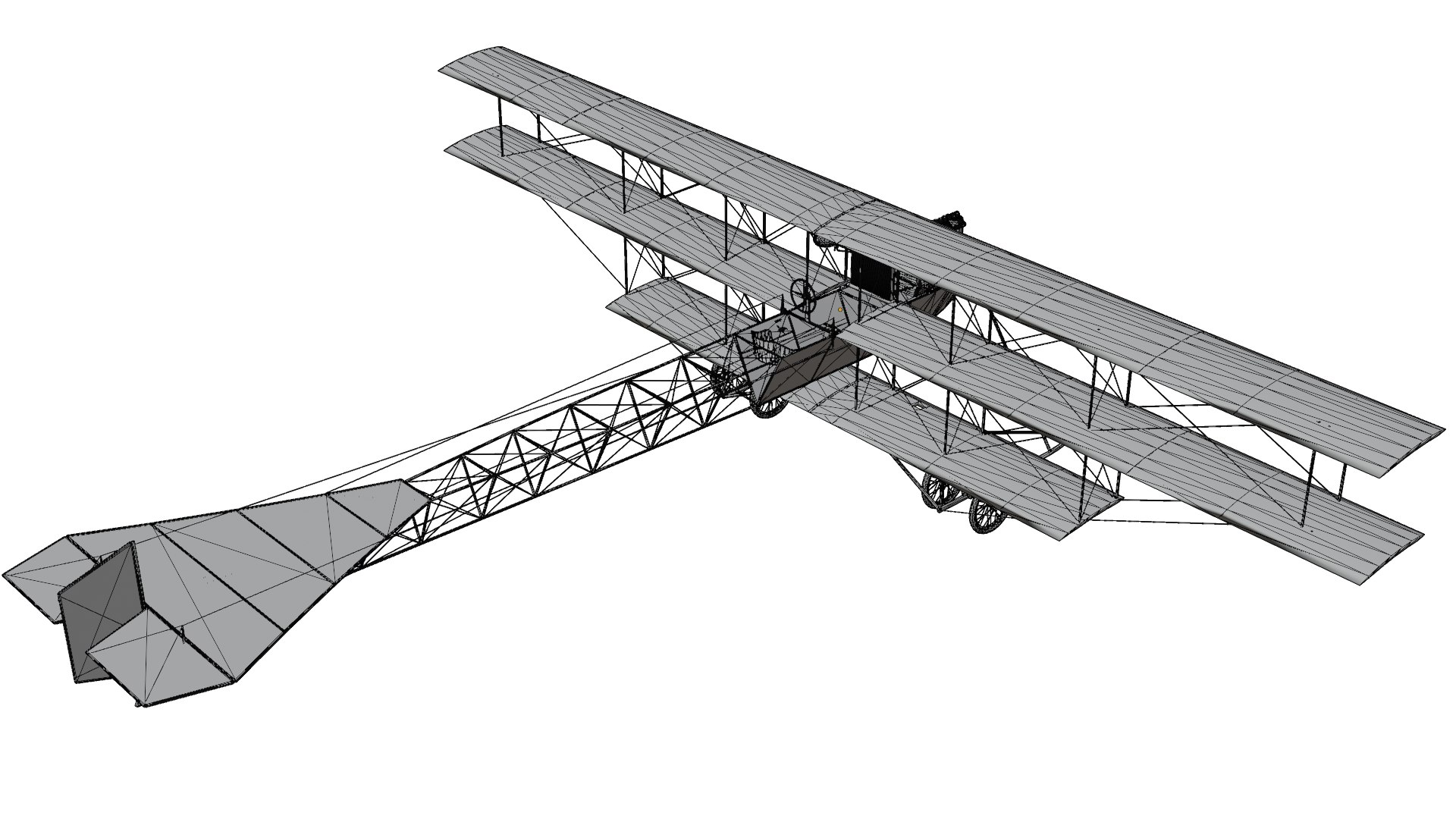 Triplane AVRO-IV Model - TurboSquid 2101511