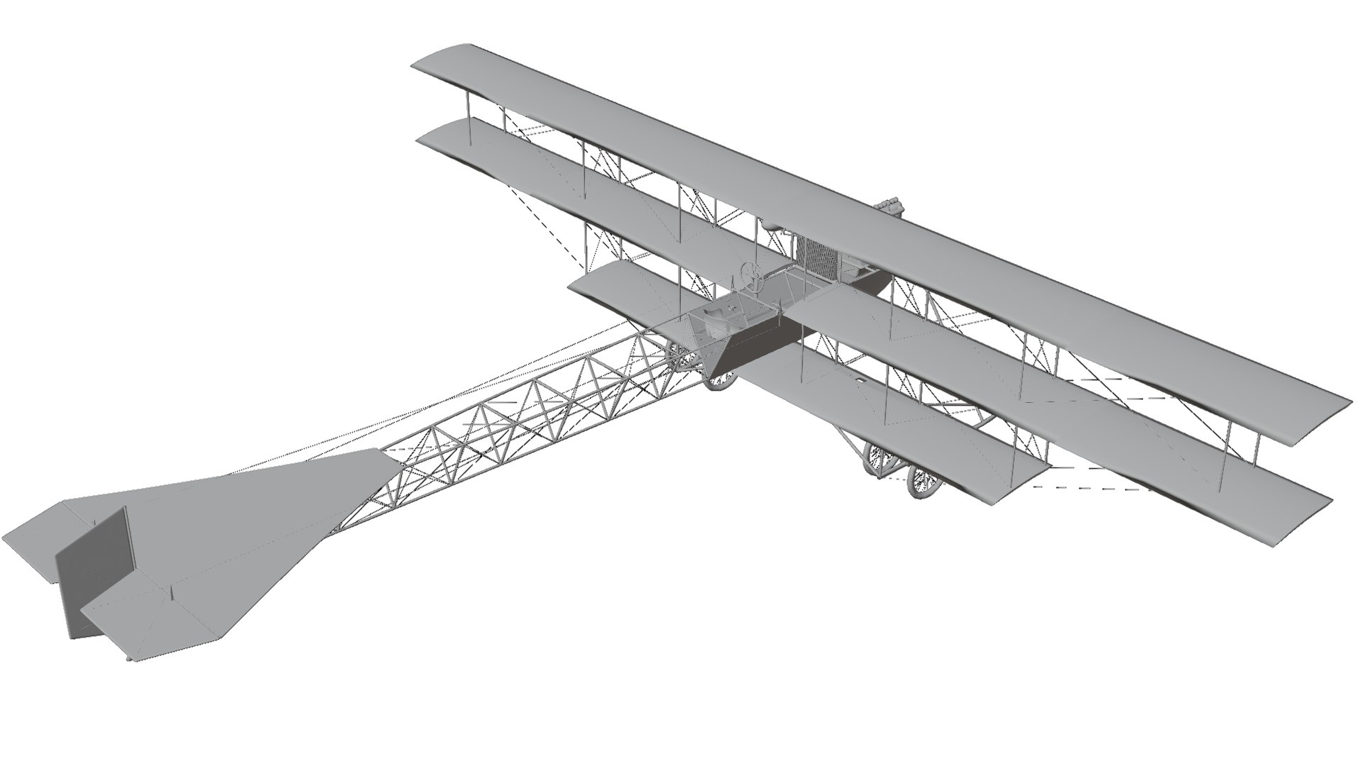 Triplane AVRO-IV Model - TurboSquid 2101511
