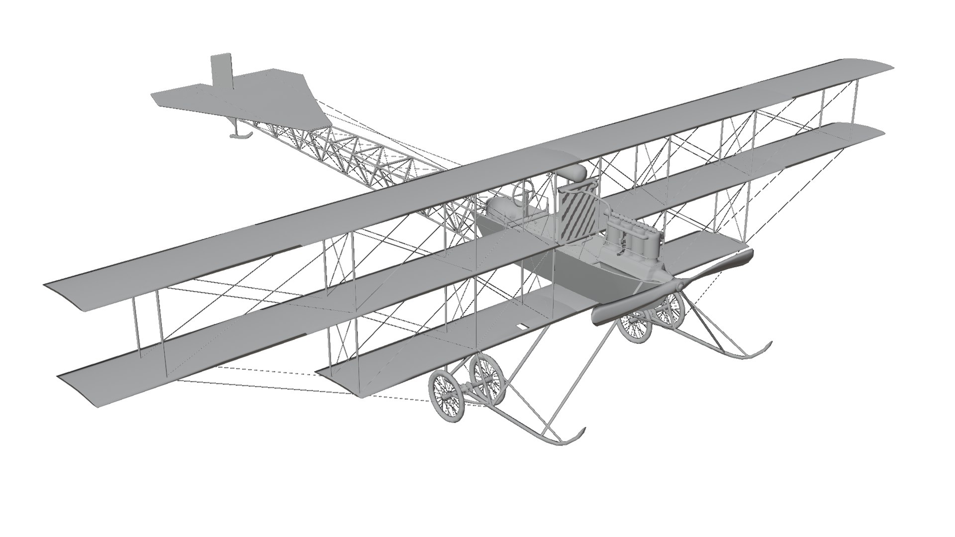 Triplane AVRO-IV Model - TurboSquid 2101511