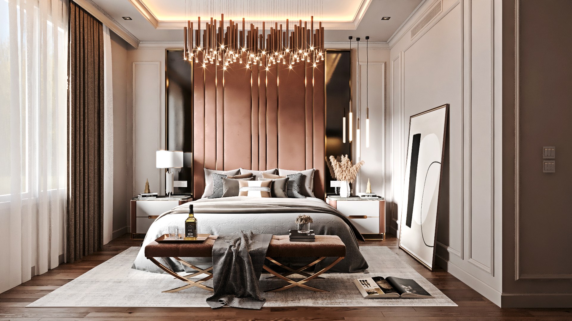 3D Bedroom Interior Design 3d Scene 3D Model - TurboSquid 2047878