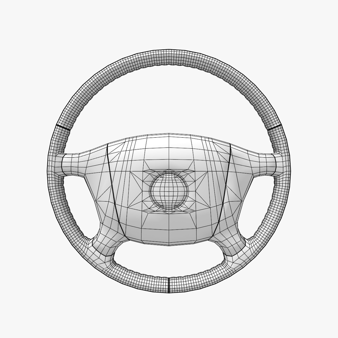 pack steerings 3d model