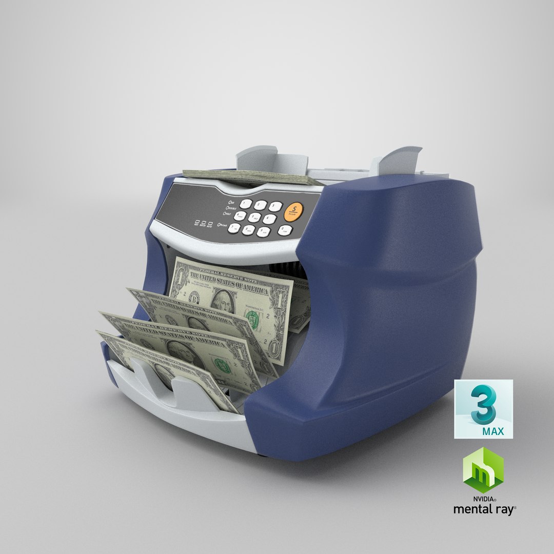 Note Counter 3D Model - TurboSquid 2002720