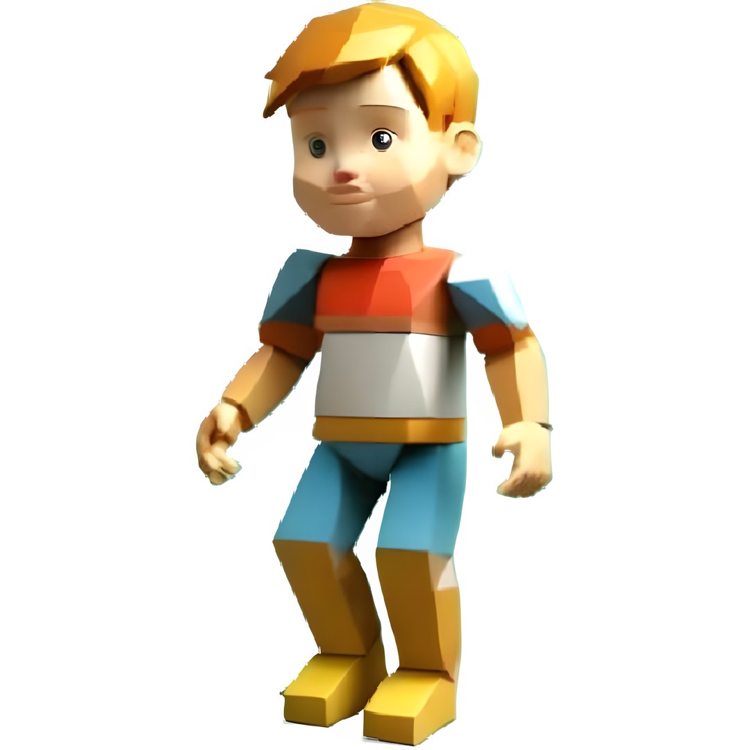 Little Adventurers Collection - Stylized Children Characters 3D Model ...