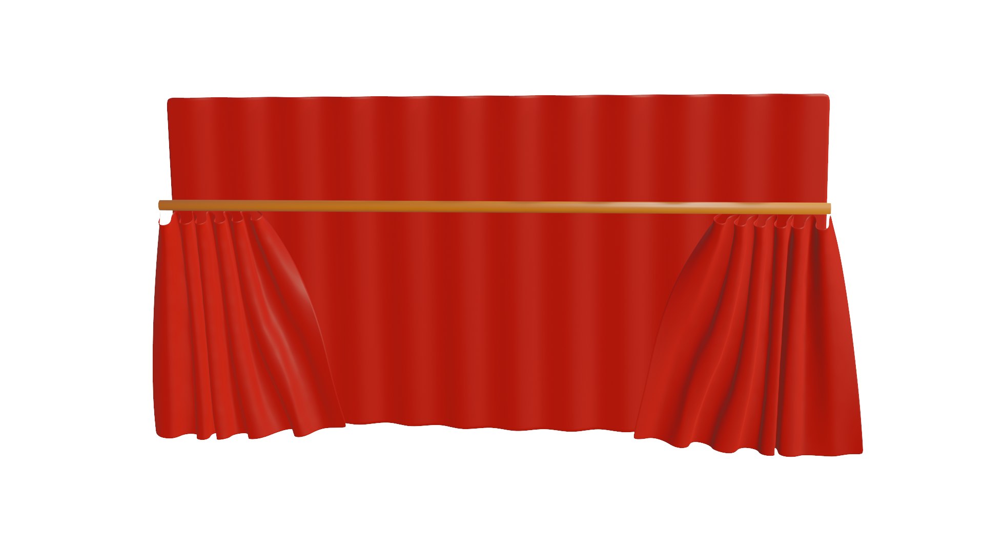 3D Animated Theater Curtain Model - TurboSquid 1911809