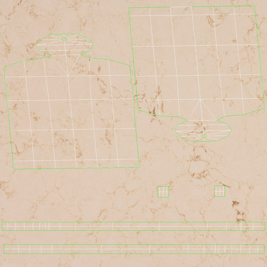 marble cutting board 3d model