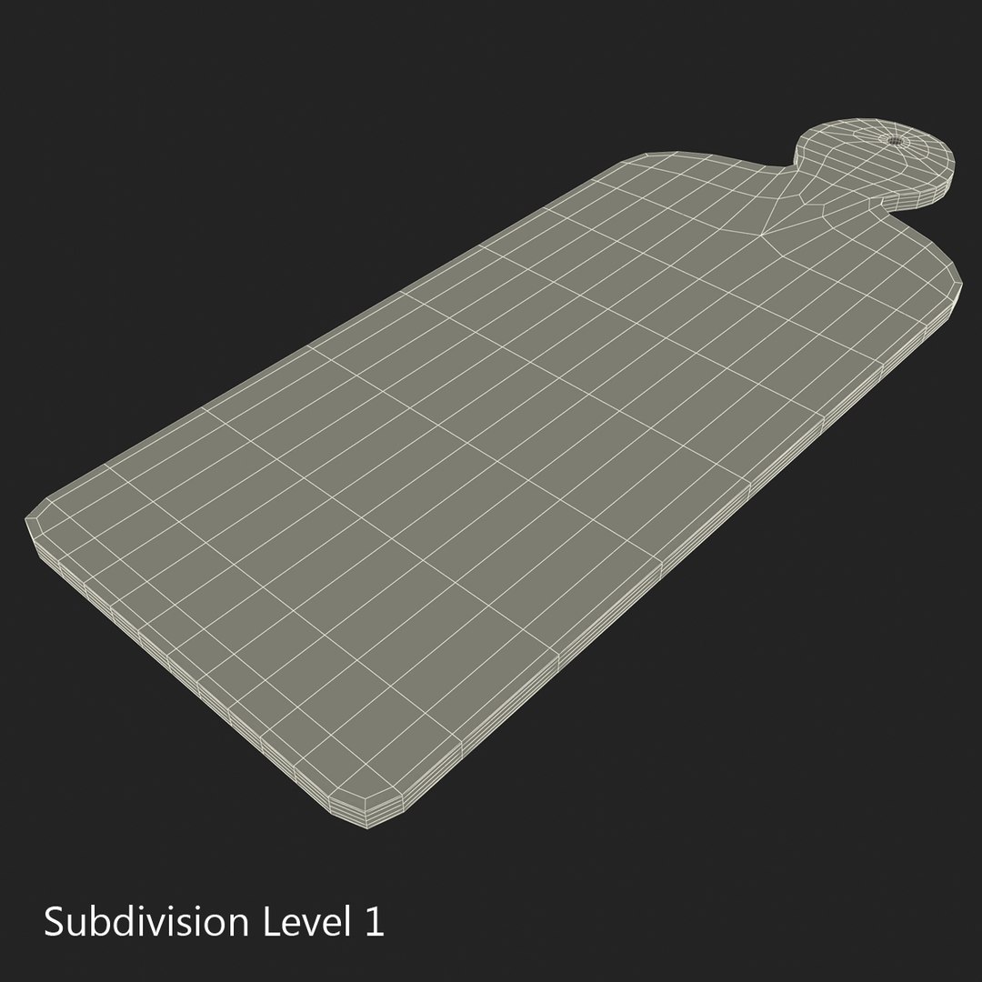 marble cutting board 3d model