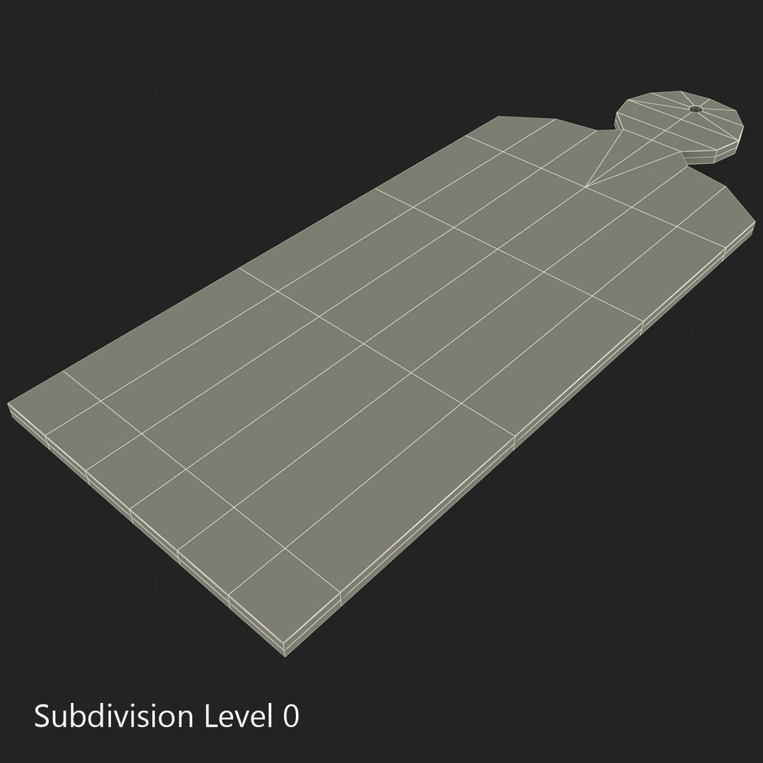 marble cutting board 3d model