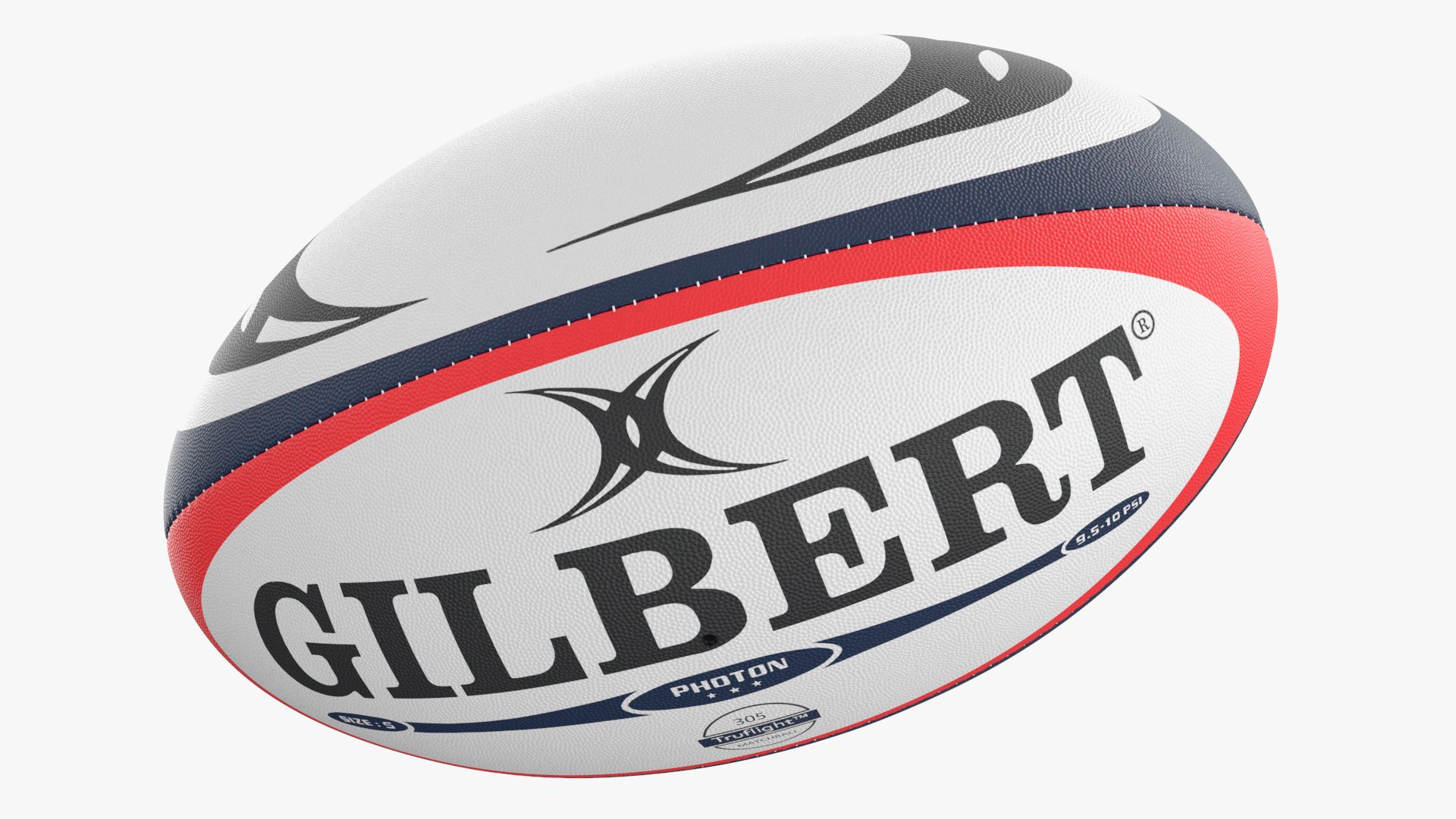 3D Gilbert Photon Rugby Match Ball - TurboSquid 2170480