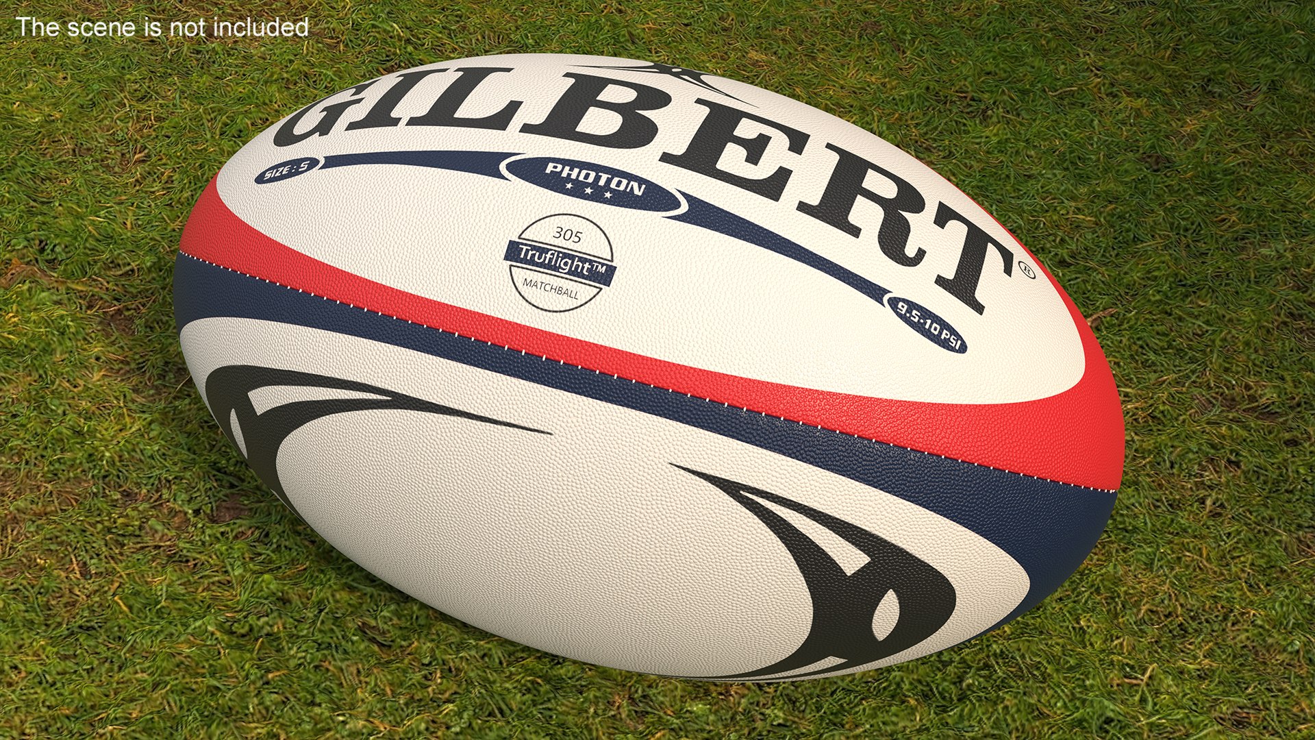 3D Gilbert Photon Rugby Match Ball - TurboSquid 2170480