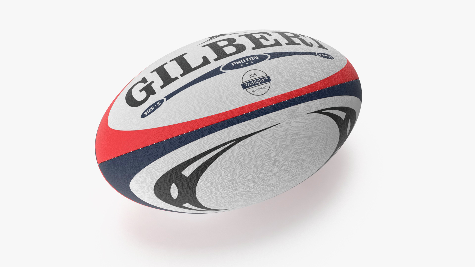 3D Gilbert Photon Rugby Match Ball - TurboSquid 2170480