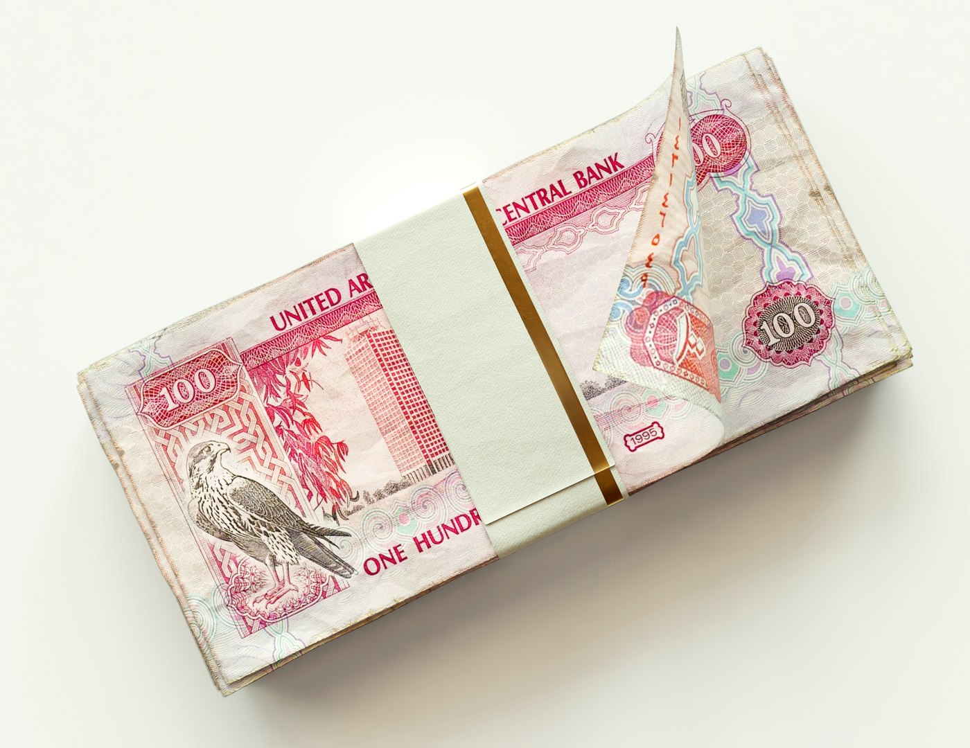 Cash Bundle DIRHAM 3D Model - TurboSquid 2147655