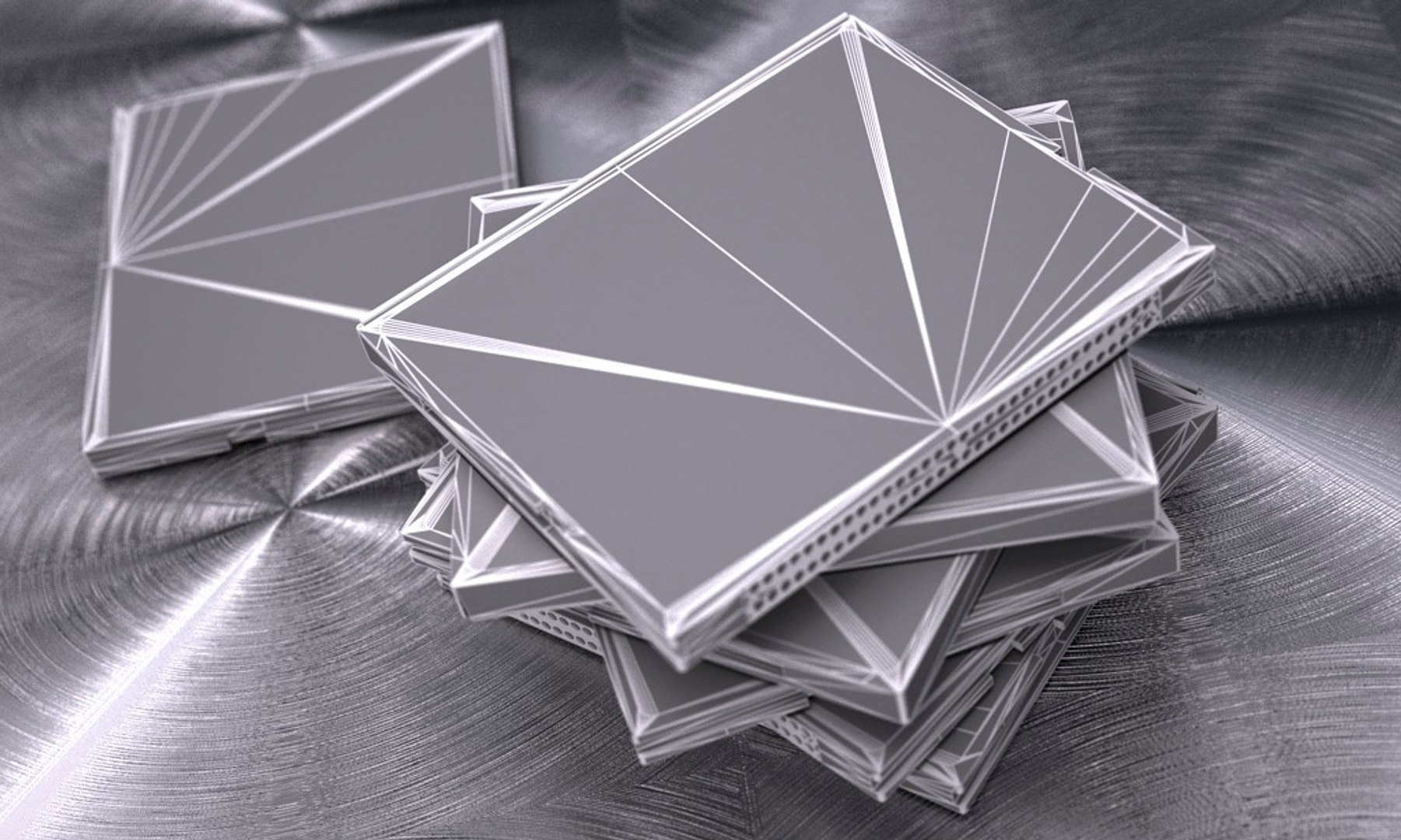 Compact Flash Cf Type-i 3d Model