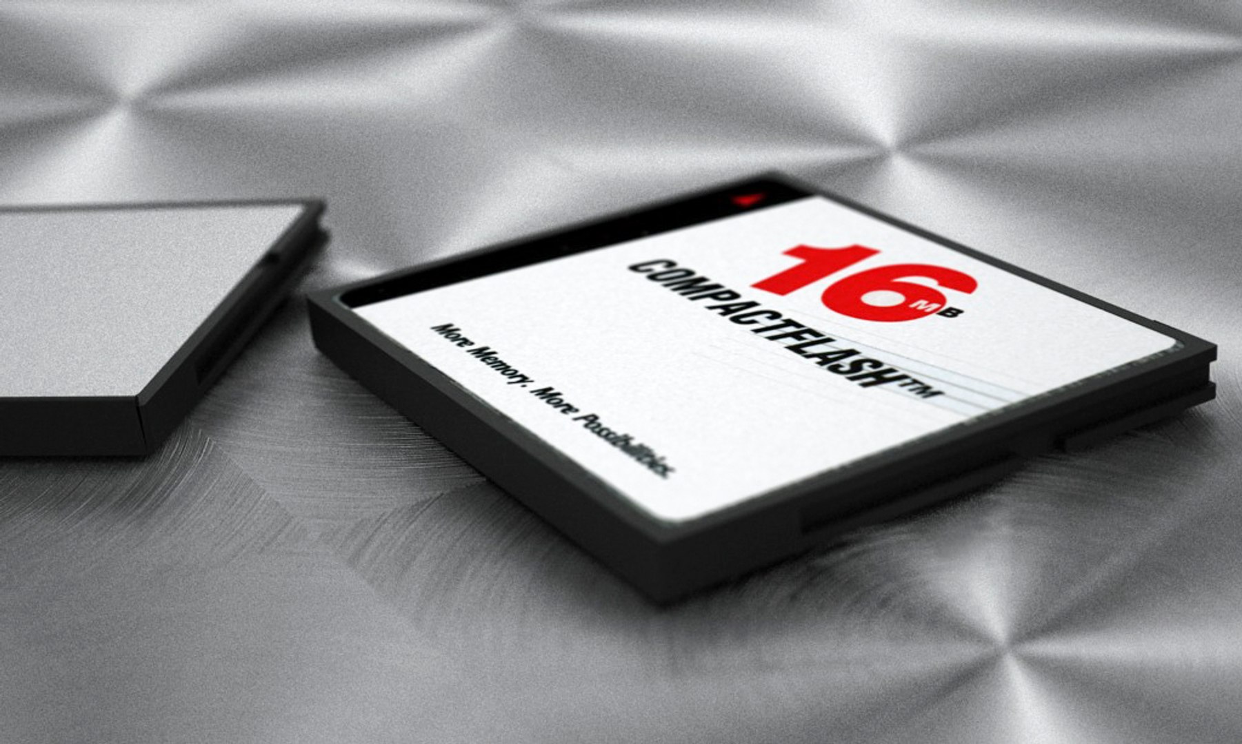 Compact Flash Cf Type-i 3d Model