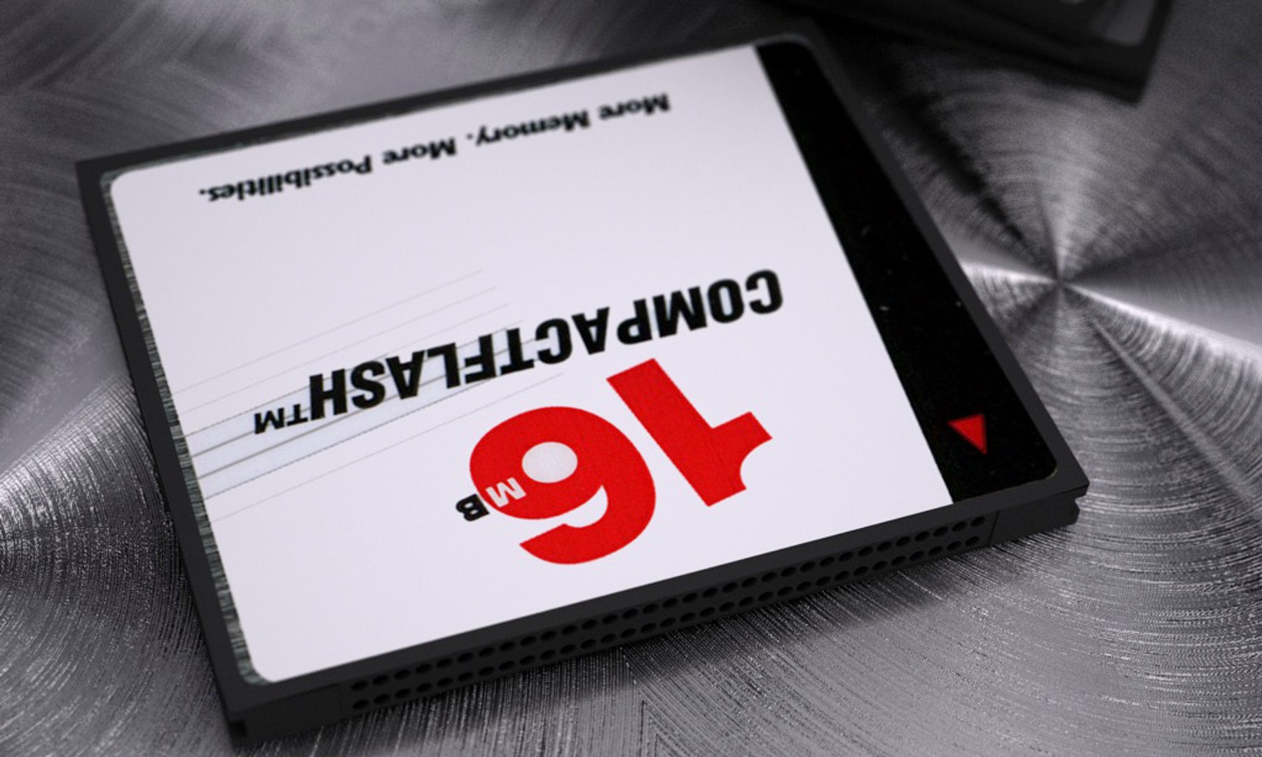 Compact Flash Cf Type-i 3d Model