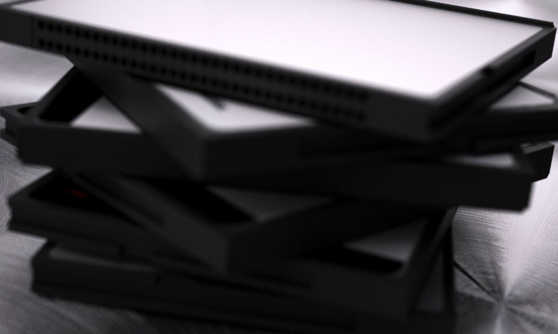 Compact Flash Cf Type-i 3d Model