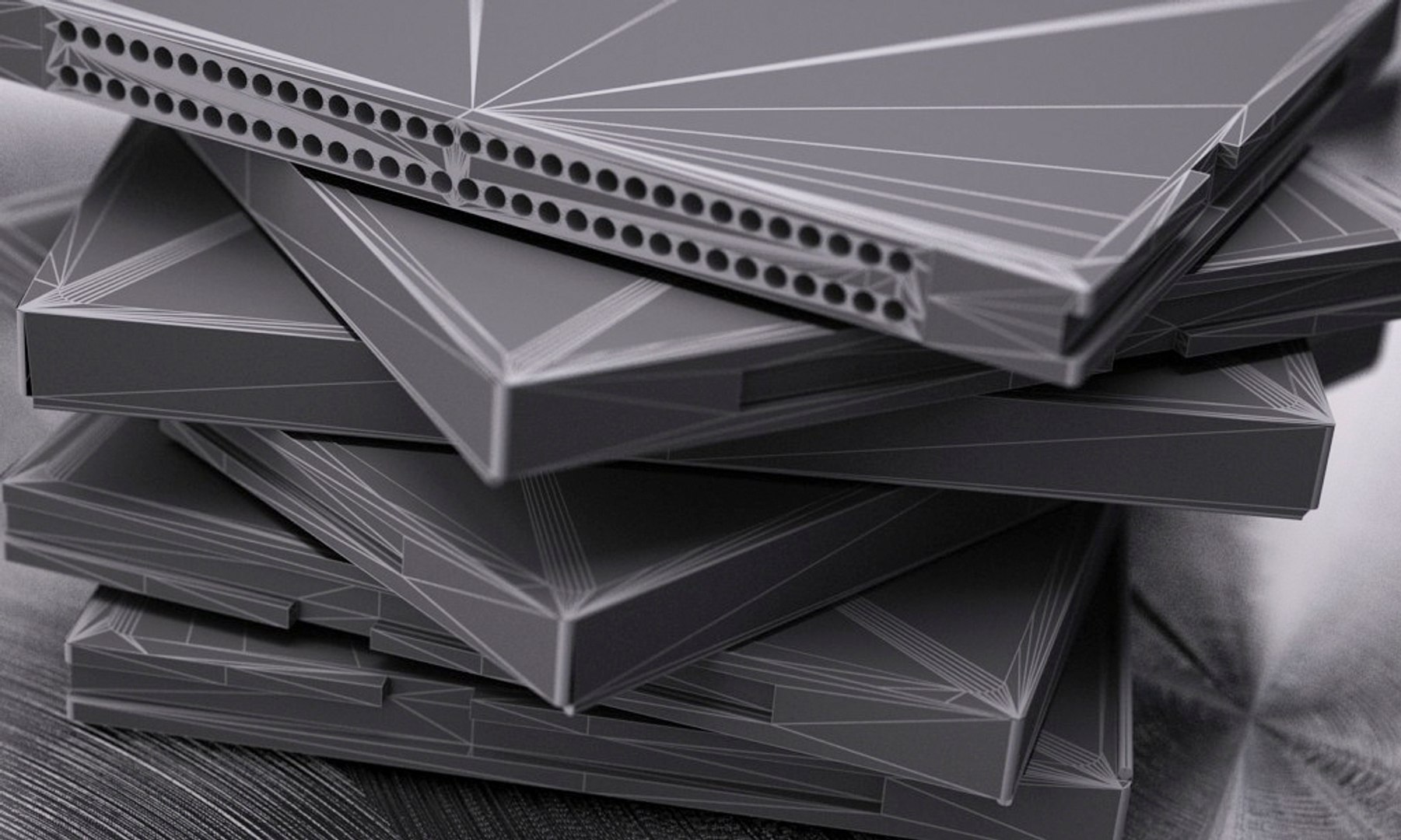 Compact Flash Cf Type-i 3d Model