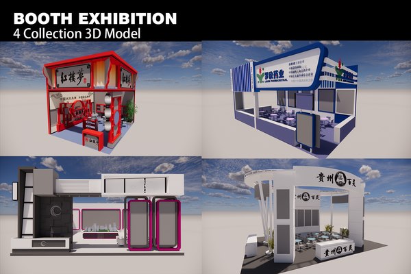 Exhibition Booth SketchUp Models for Download | TurboSquid
