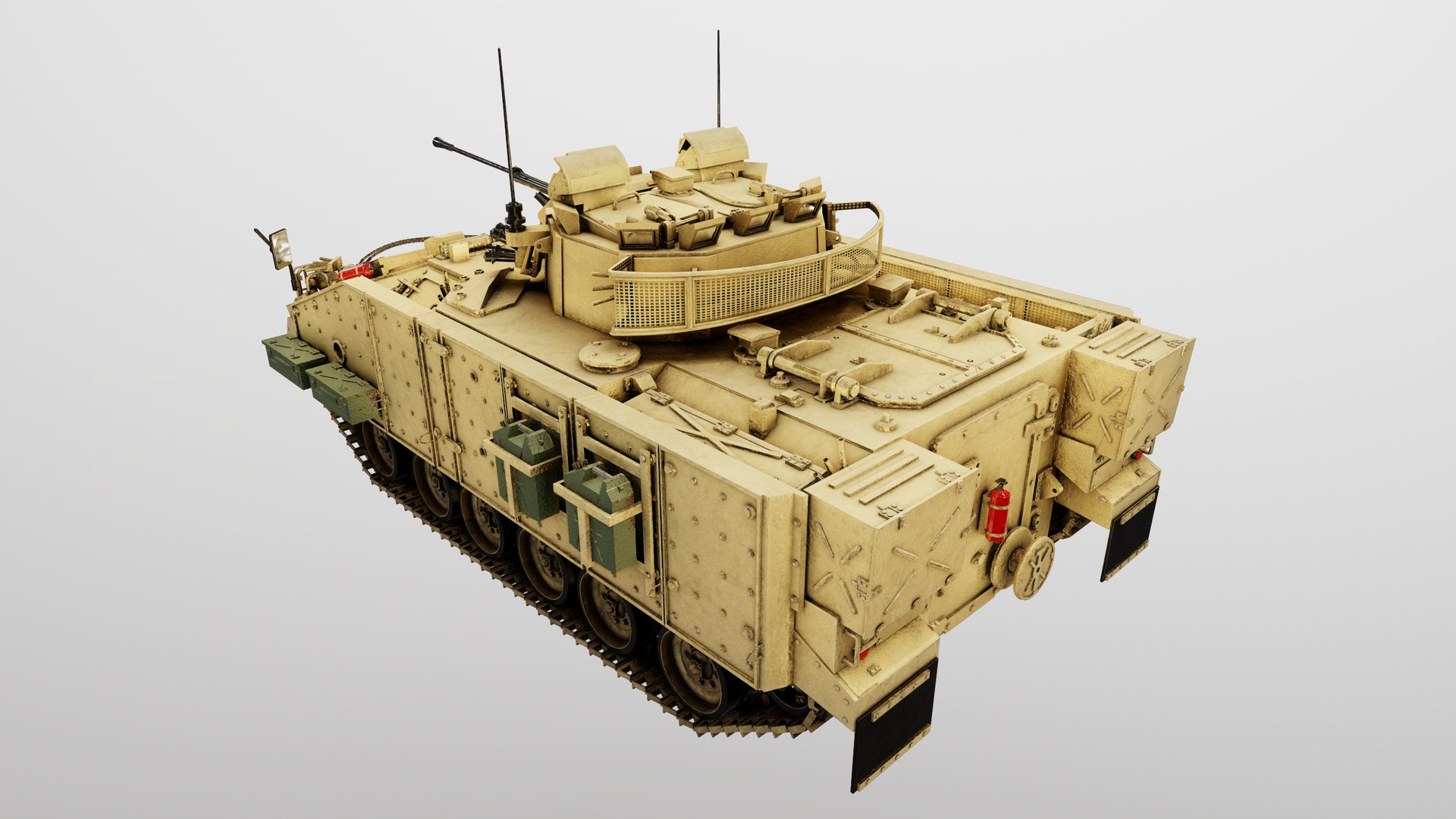 Warrior Ifv 3D - TurboSquid 1611068