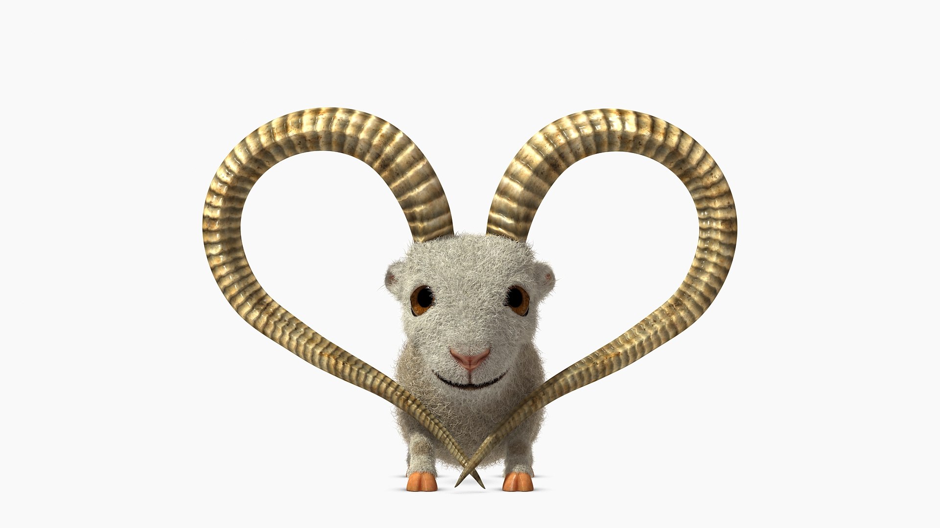 Cartoon Ram Model - TurboSquid 1773531