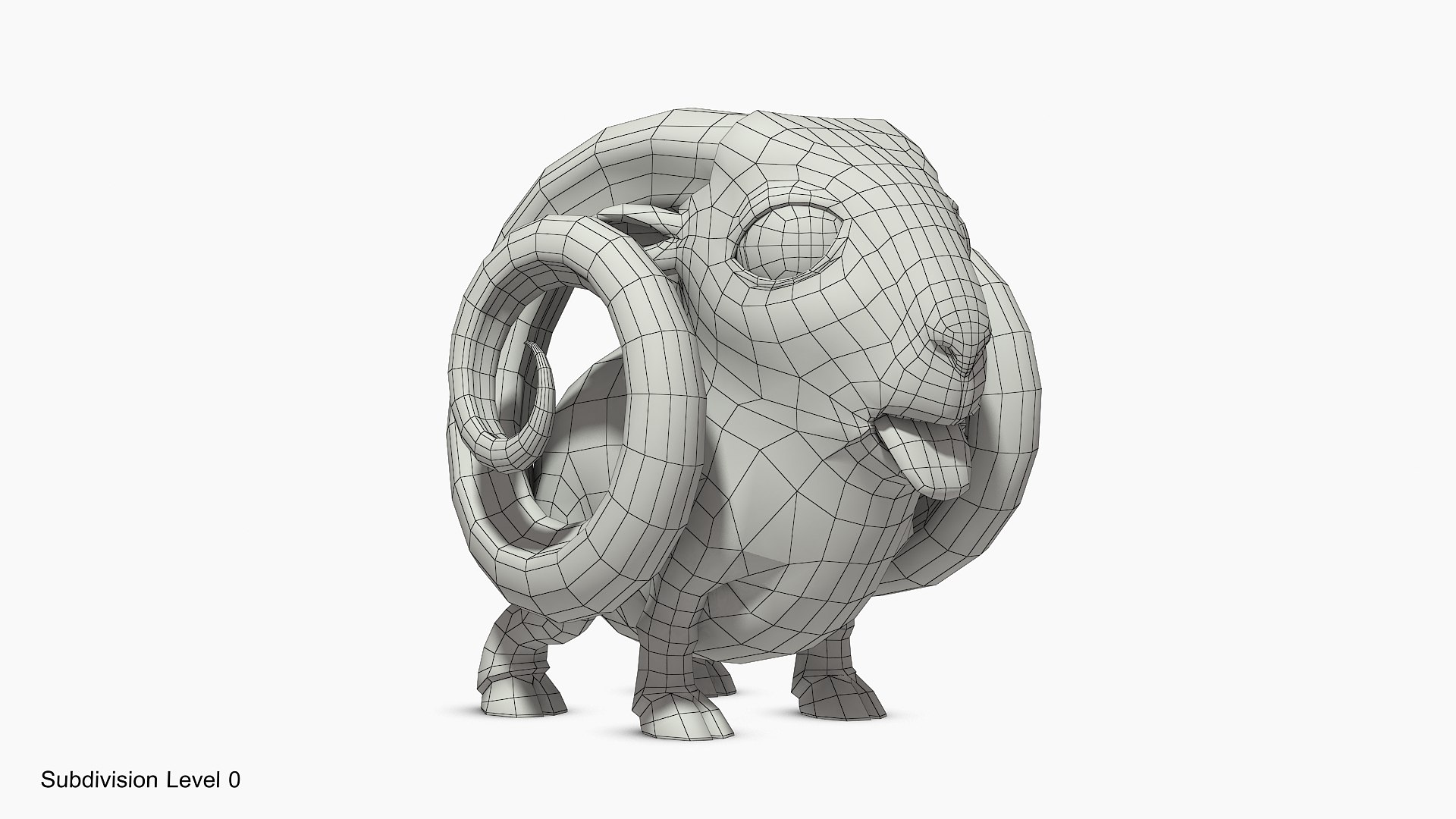 Cartoon Ram Model - TurboSquid 1773531