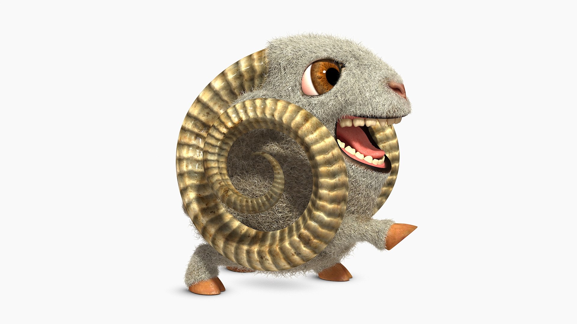 Cartoon Ram Model - TurboSquid 1773531