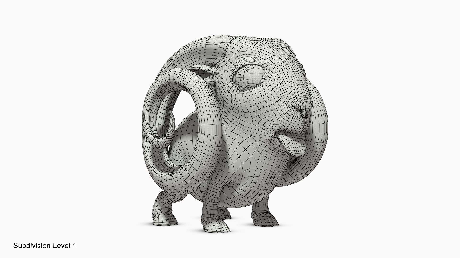 Cartoon Ram Model - TurboSquid 1773531