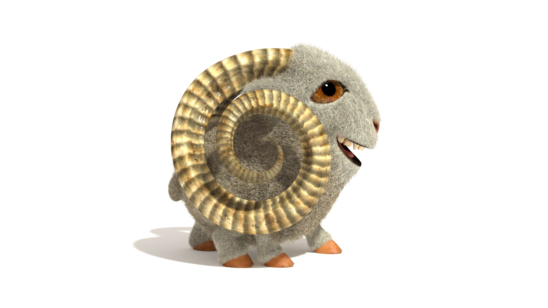 Cartoon Ram Model - TurboSquid 1773531