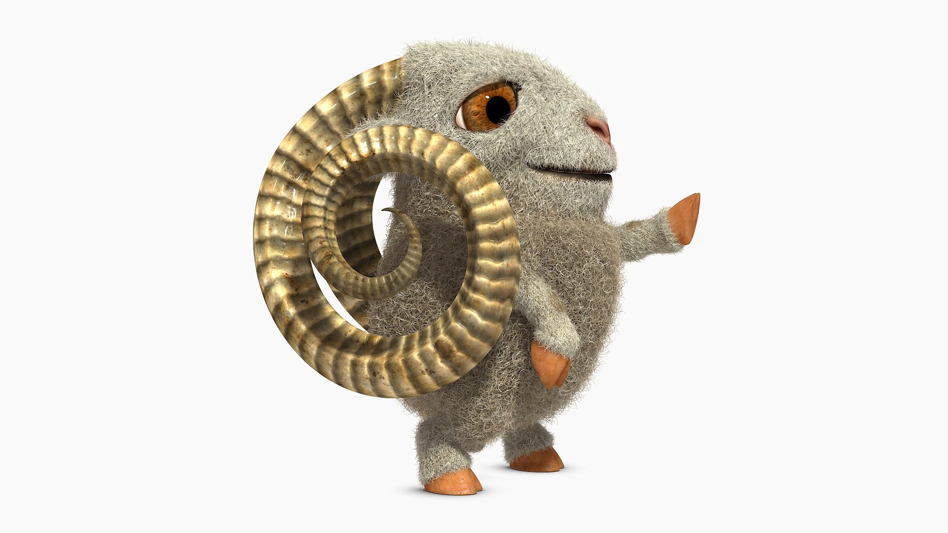 Cartoon Ram Model - TurboSquid 1773531